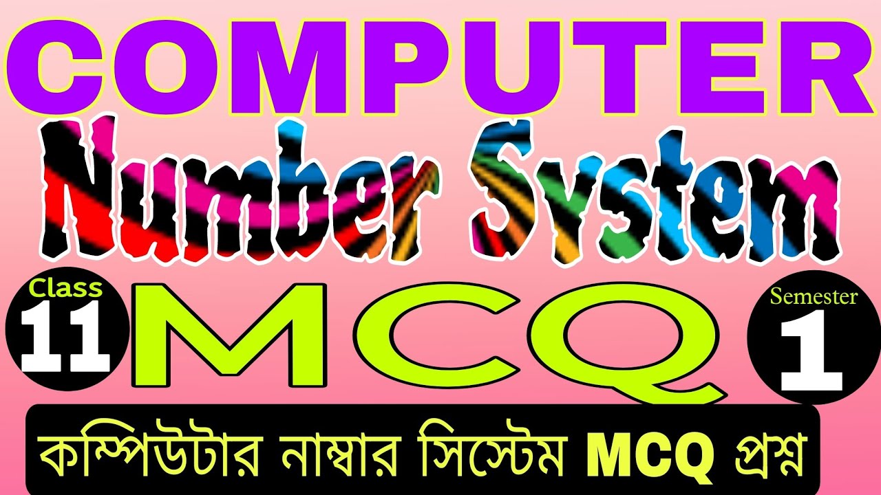 computer number system MCQ question #mcq - YouTube