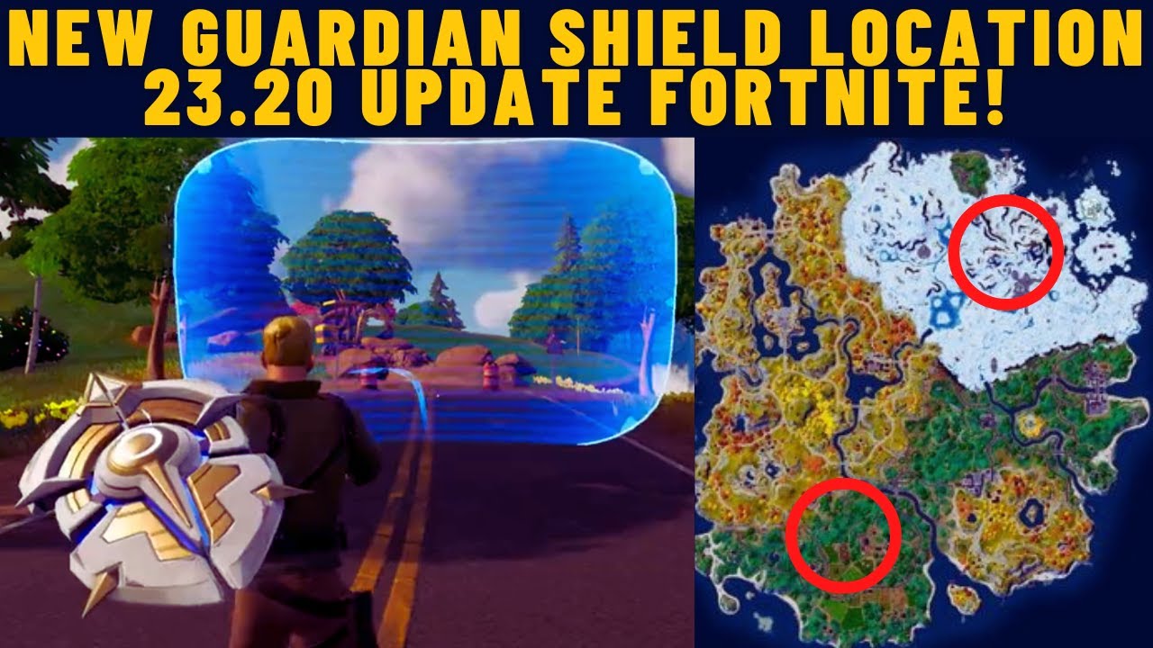 Fortnite *NEW* Guardian Shield Location 23.20 Update Today Gameplay ...