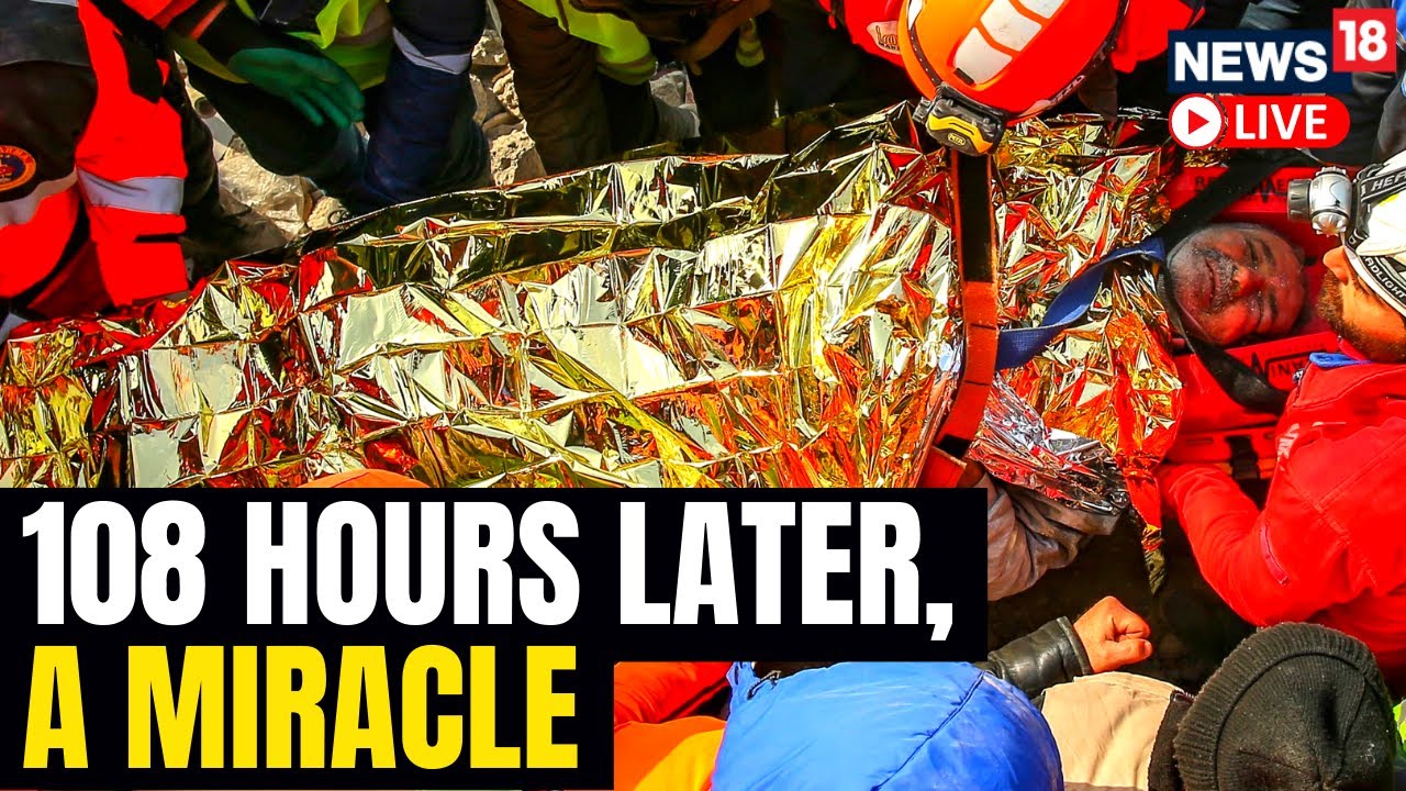 Woman Rescued After Being Trapped In Rubble For 110 Hours | Turkey ...