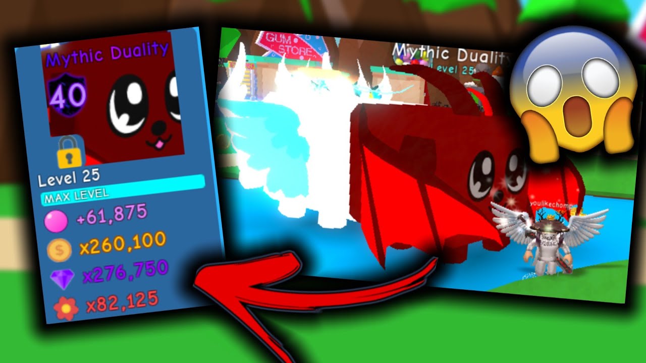 🚨😱USING THE *NEW* MYTHIC DUALITY SECRET IN BUBBLE GUM SIMULATOR UPDATE ...