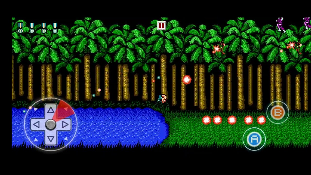 super Contra 2 - level 3 jungle - YouTube