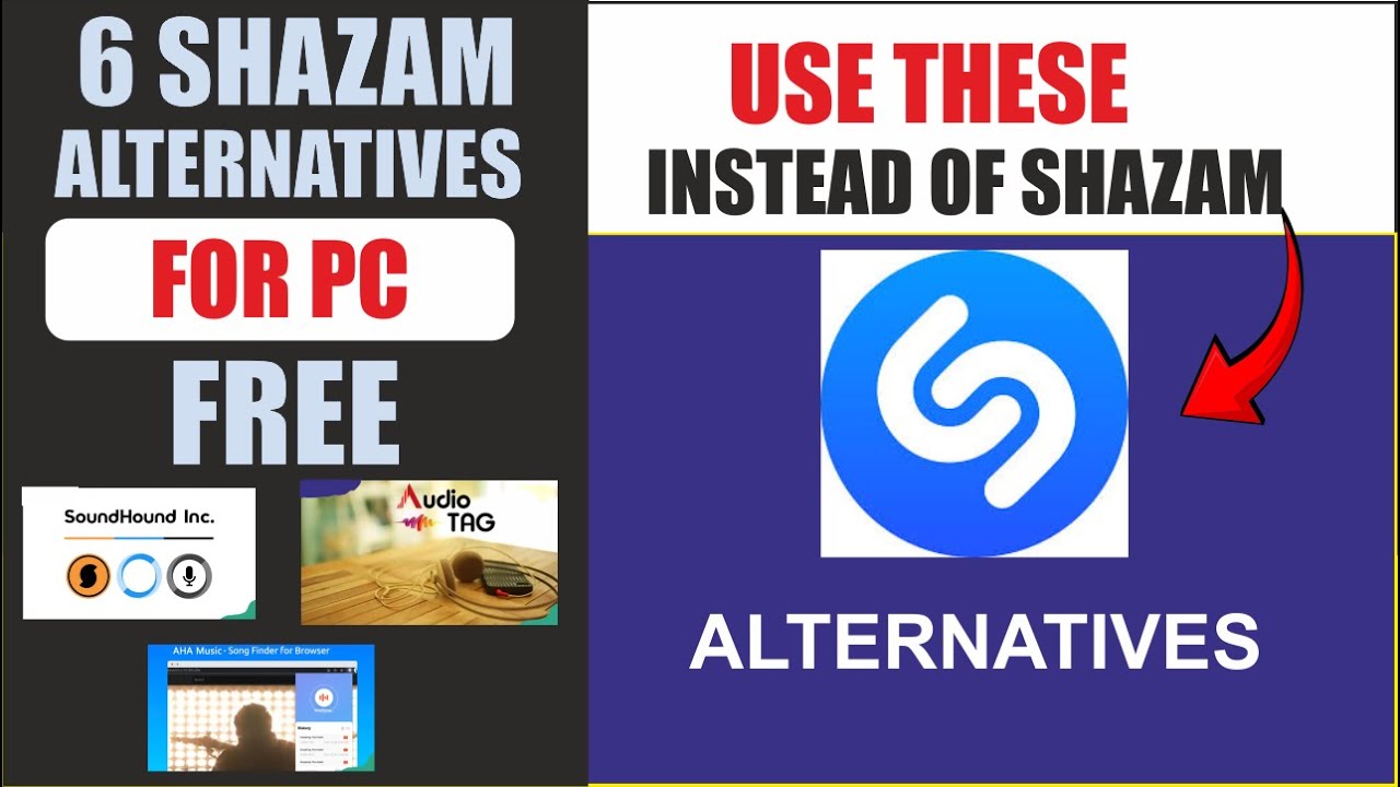 6 Shazam Alternatives for your Computer - YouTube