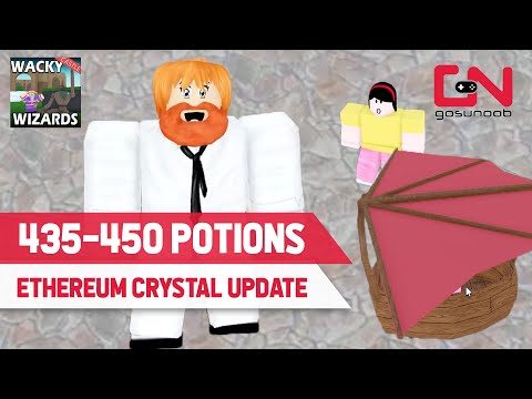 Wacky Wizards All Free Ethereum Crystal POTIONS from 🏰Sky Castle Update [435-450]