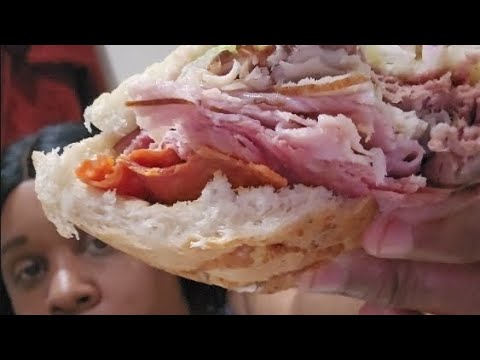 THE BEAST FROM SUBWAY...THIS IS A GIGANTIC SUB MUKBANG - YouTube