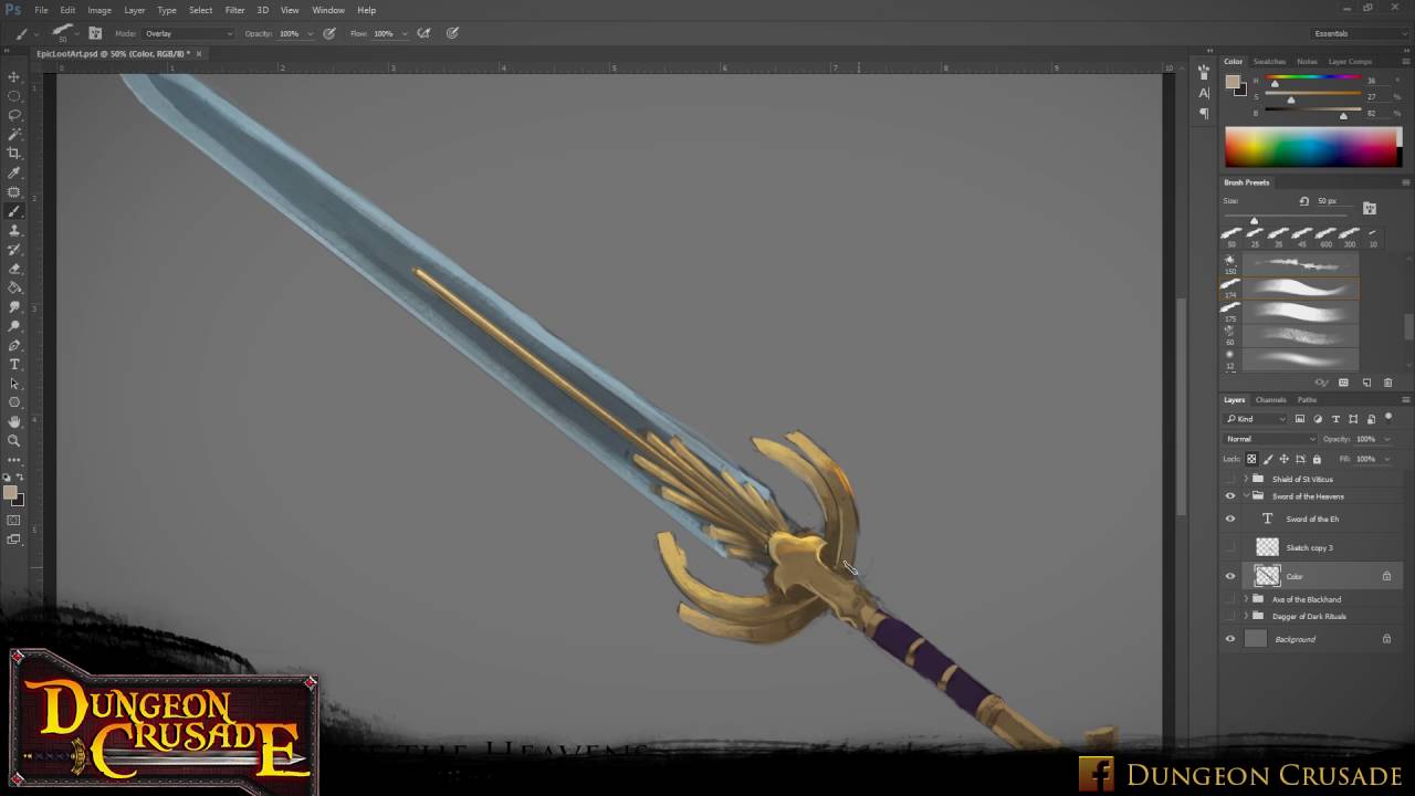 Dungeon Crusade - Sword of the Heavens creation - YouTube