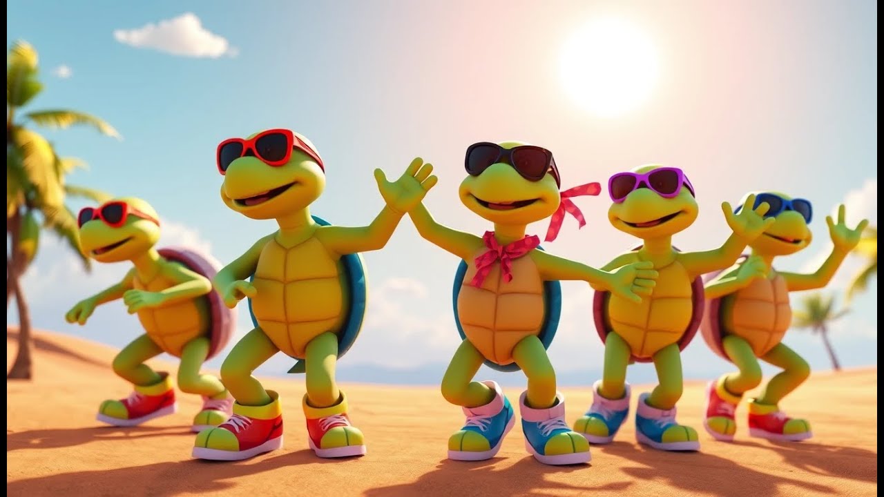 Học Tiếng Anh Cùng Bé | Turtle Dance Song | Bài Hát Nhảy Cùng Chú Rùa Cho Trẻ Em - YouTube