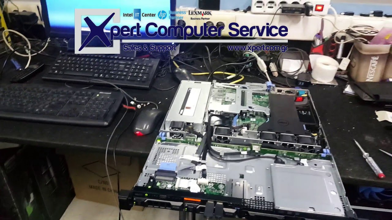 Dell PowerEdge R230 Server Power on after Ram upgrade - YouTube