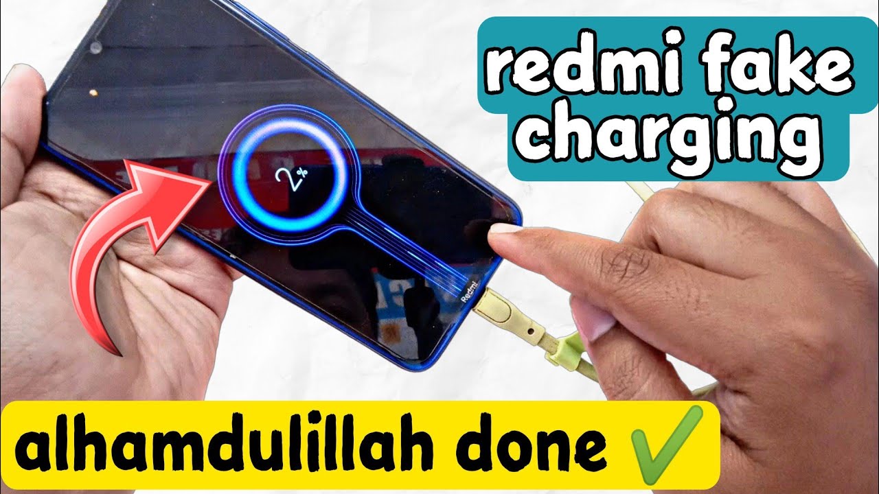 cara mengatasi redmi fake charging, tidak bisa di cas alhamdulillah ...