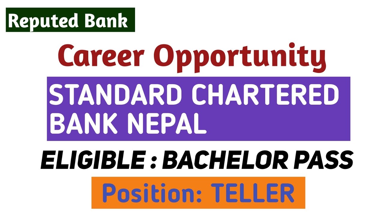 Standard Chartered Bank Nepal/ standard chartered bank nepal ...