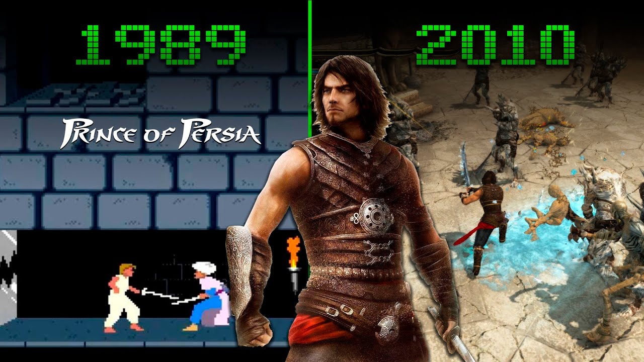 Evolution Of Video Game Prince Of Persia 1989 2010 Youtube
