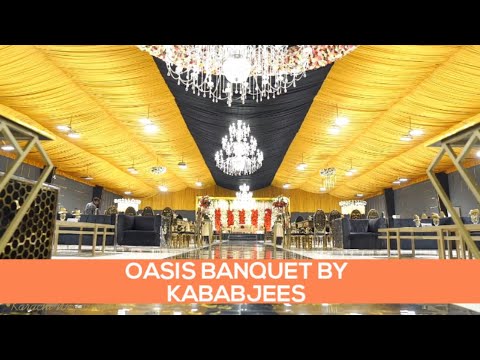oasis banquet by kababjees sunset club dha @karachiweddings - YouTube