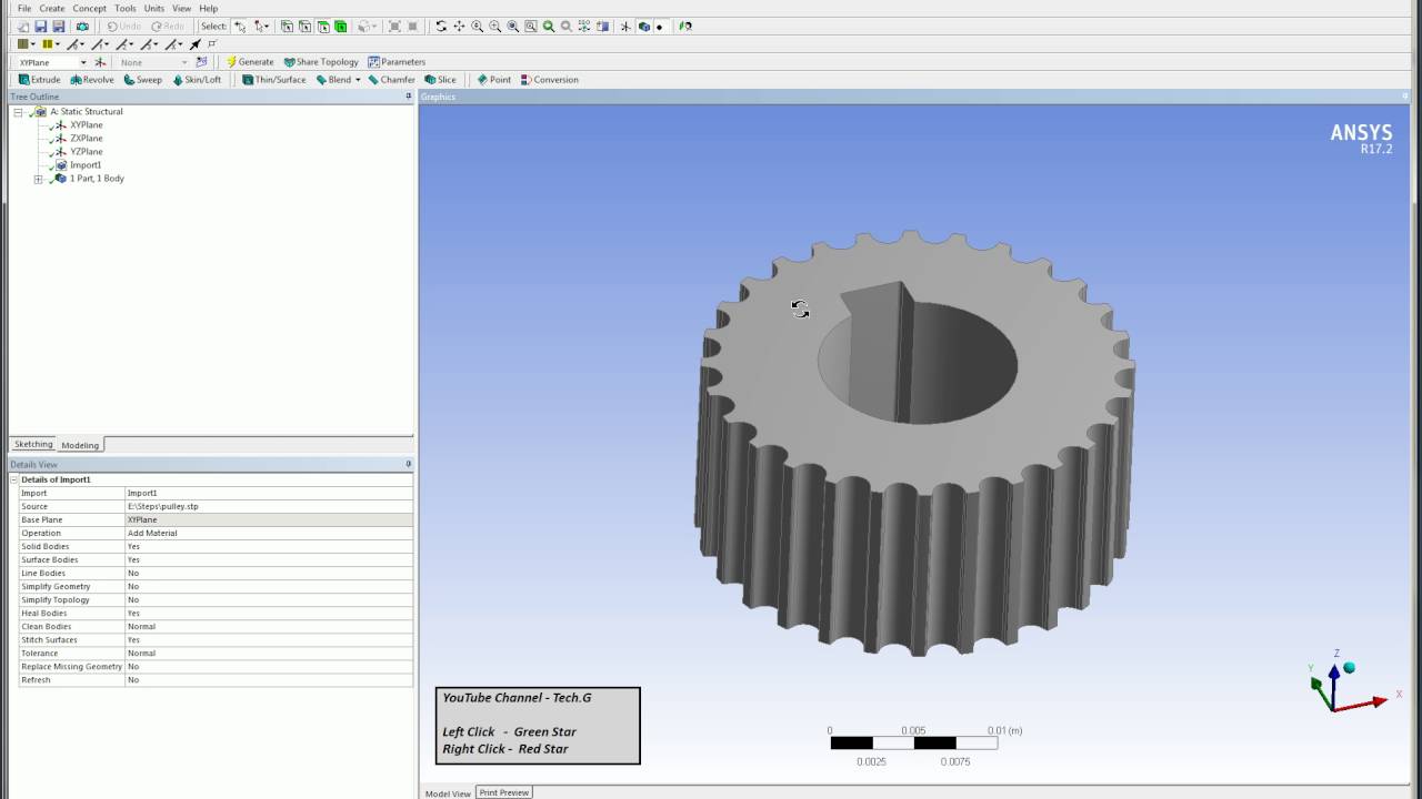 Ansys | Geometry | How To Create Surfaces from Faces - YouTube