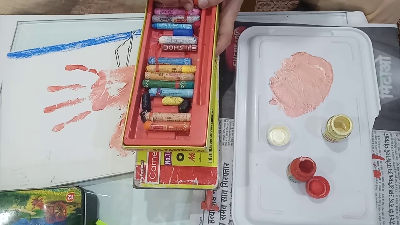 Art class ( hand painting) - YouTube
