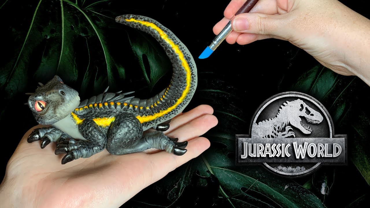 MAKING a Clay Dinosaur! Indoraptor from Jurassic World - YouTube