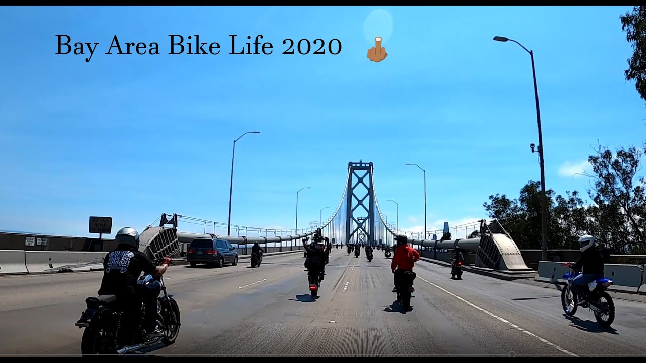 Bay Area Bike Life ride out Oakland to SF - YouTube