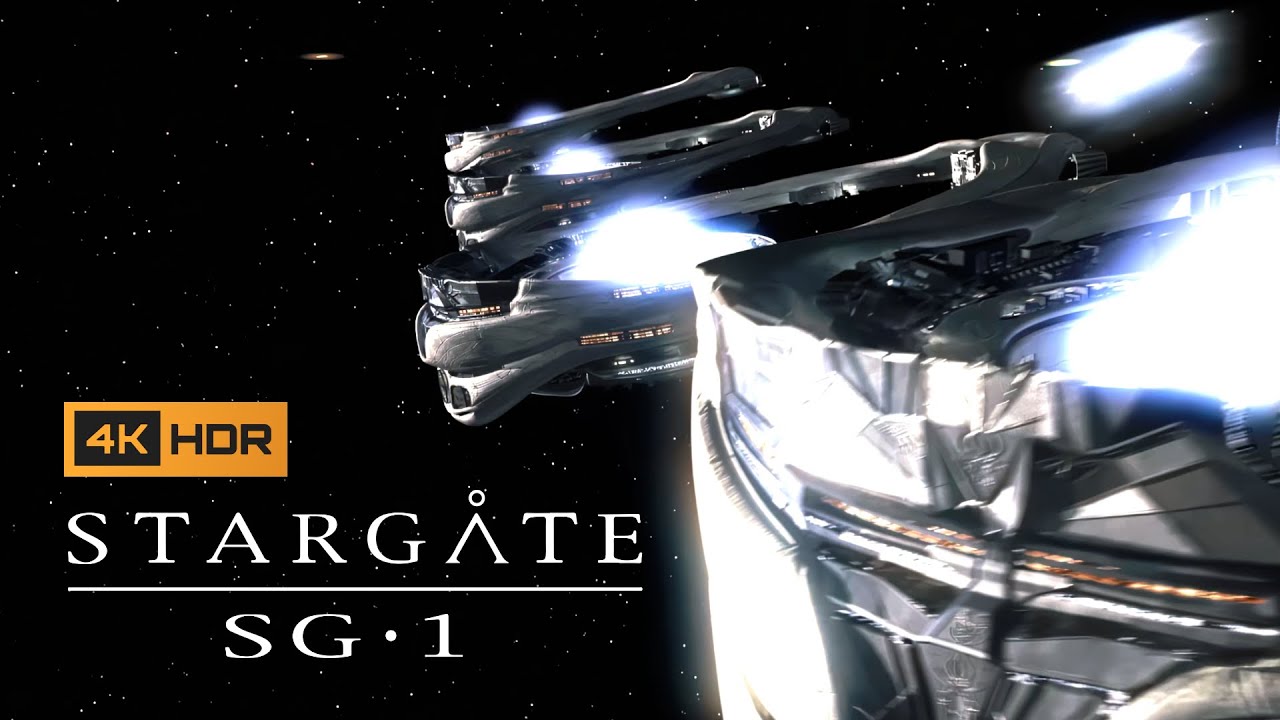 Stargate SG-1: 09x20 'Camelot' (Space Battle) | 4K HDR Clip - YouTube