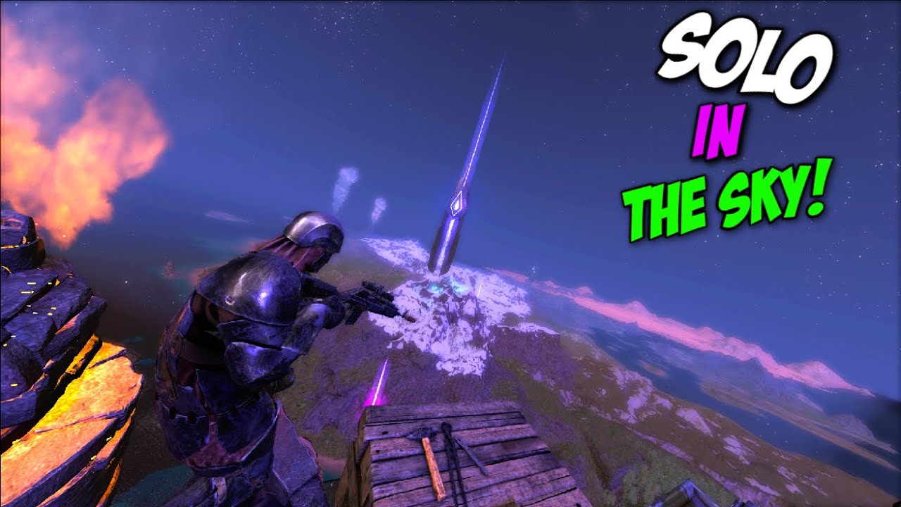 HOW I WENT FROM THE BEACH TO THE SKY! | ARK SOLO Official PvP - YouTube