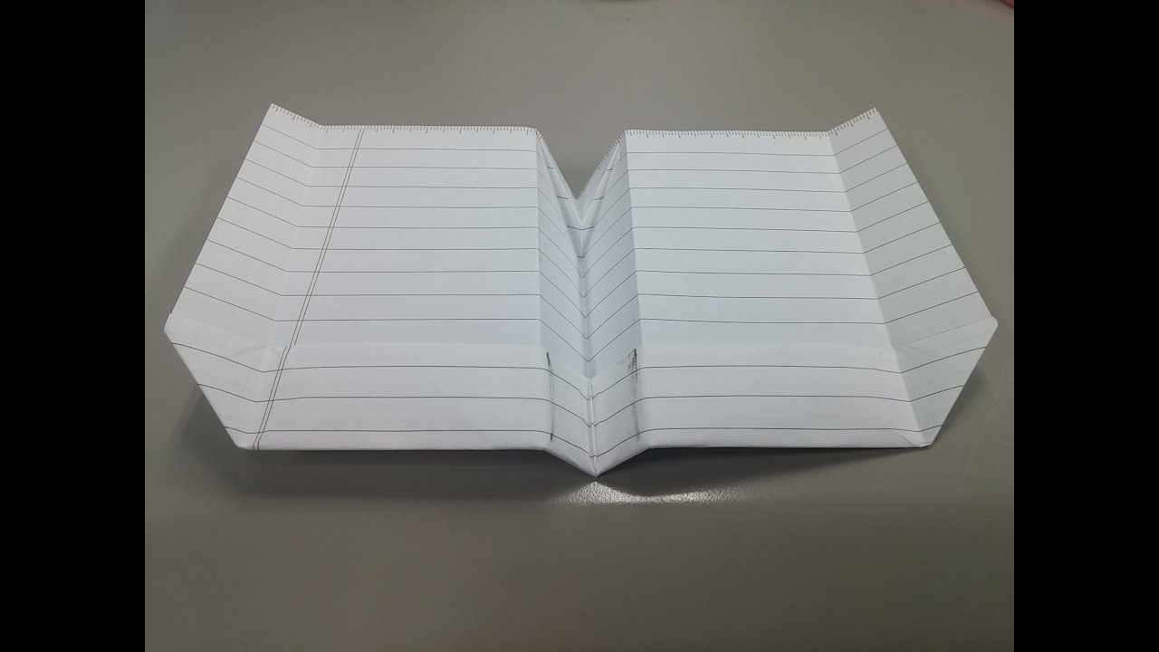 27. Rectangular paper airplane(NOPYORAE-R5). 오래나는 종비행기. - YouTube