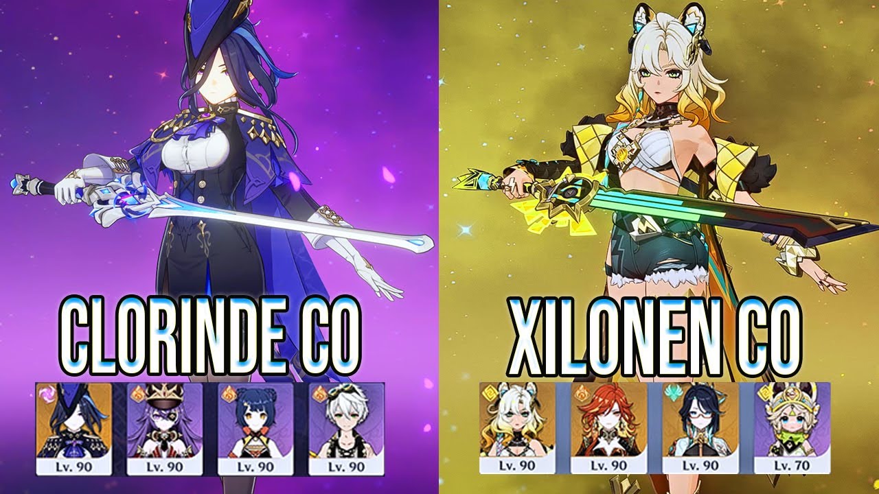 Clorinde C0 Overload & Xilonen C0 Main DPS Spiral Abyss Floor 12 ...