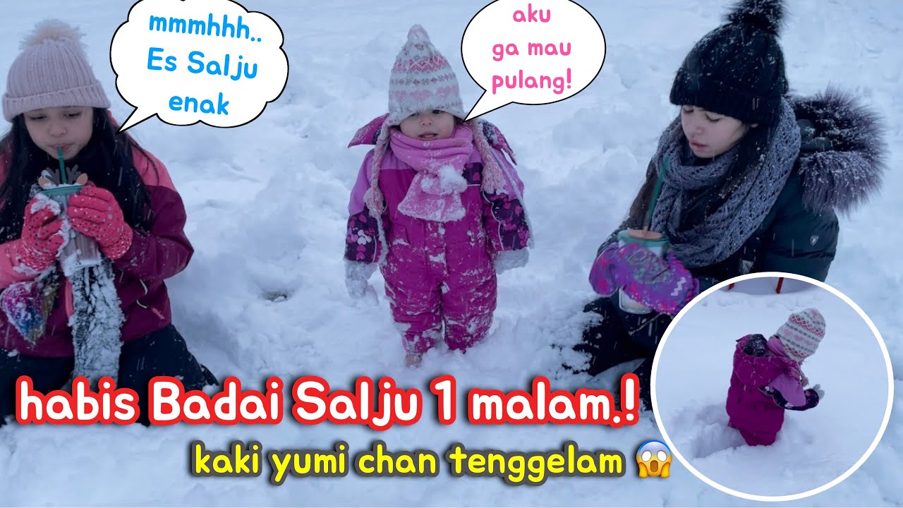 MINUM ES SALJU PAKAI SIRUP || MAIN SALJU TIAP HARI GA BOSAN2.! - YouTube