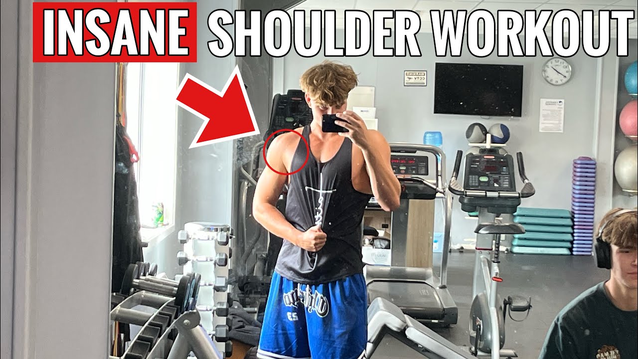 How to get 3D SHOULDERS and BIGGER ARMS - YouTube