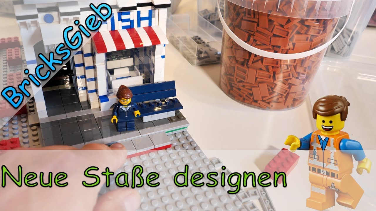 GiebCity Update 3.0 Neuer Aufbau einer Lego Stadt mit neuem Stassen ...