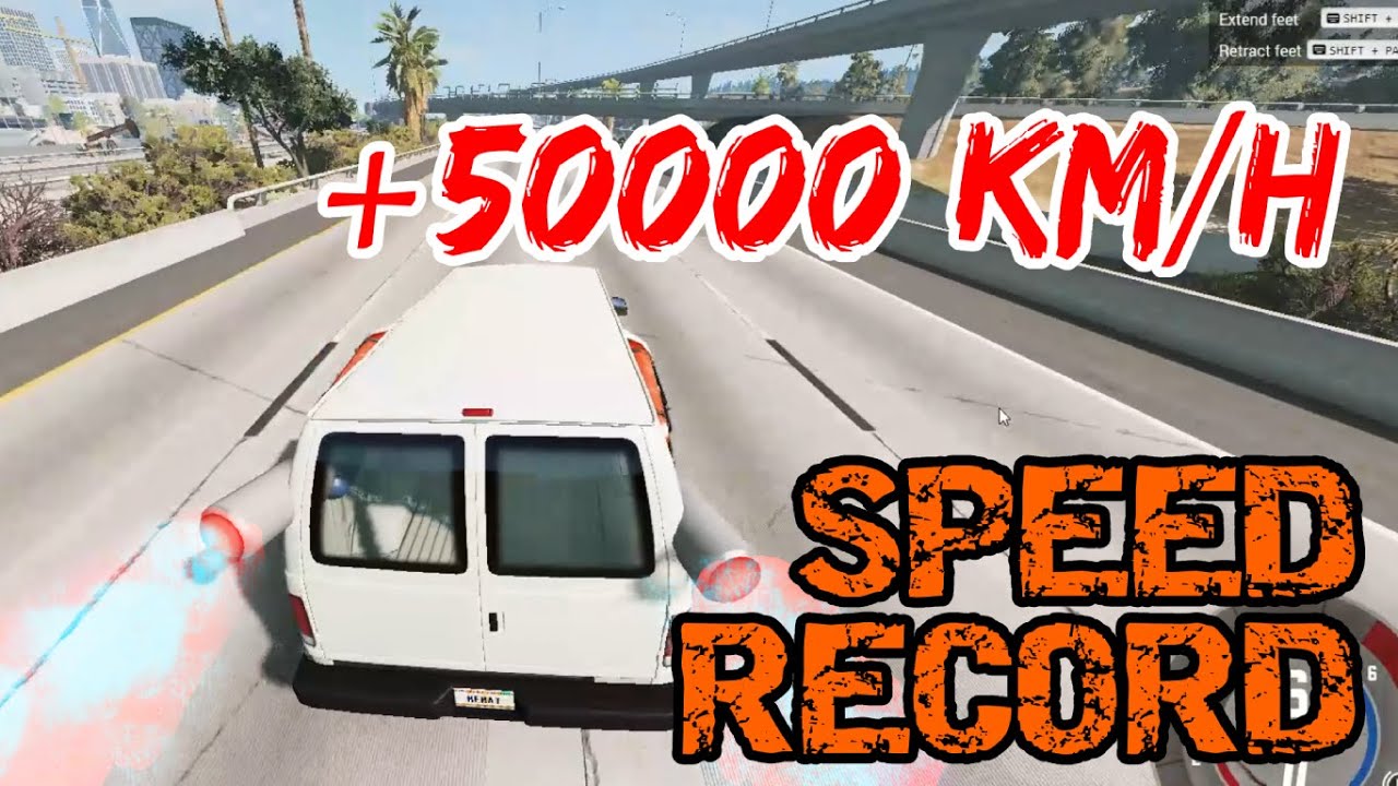 BeamNG Drive #BEAMNG | JET ENGINE WORLD HIGH SPEED RECORD +50000 KM/H ...
