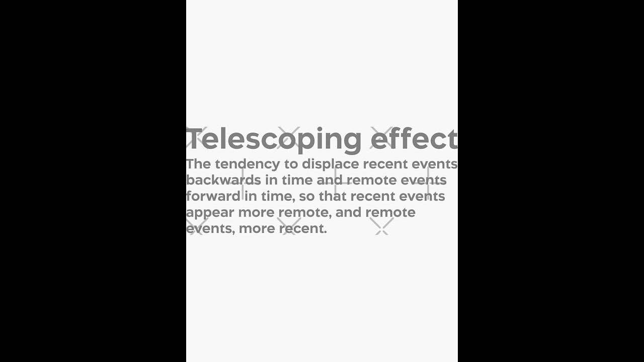Telescoping effect - YouTube