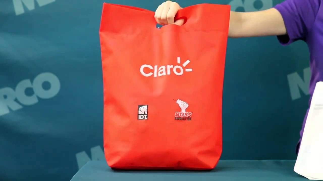 Promo Totes - Non-Woven Die Cut Handle Bags - MARCO - YouTube