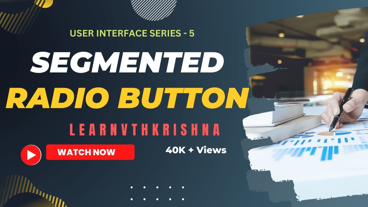 63. Segmented Radio Button - User Interface 5 - YouTube