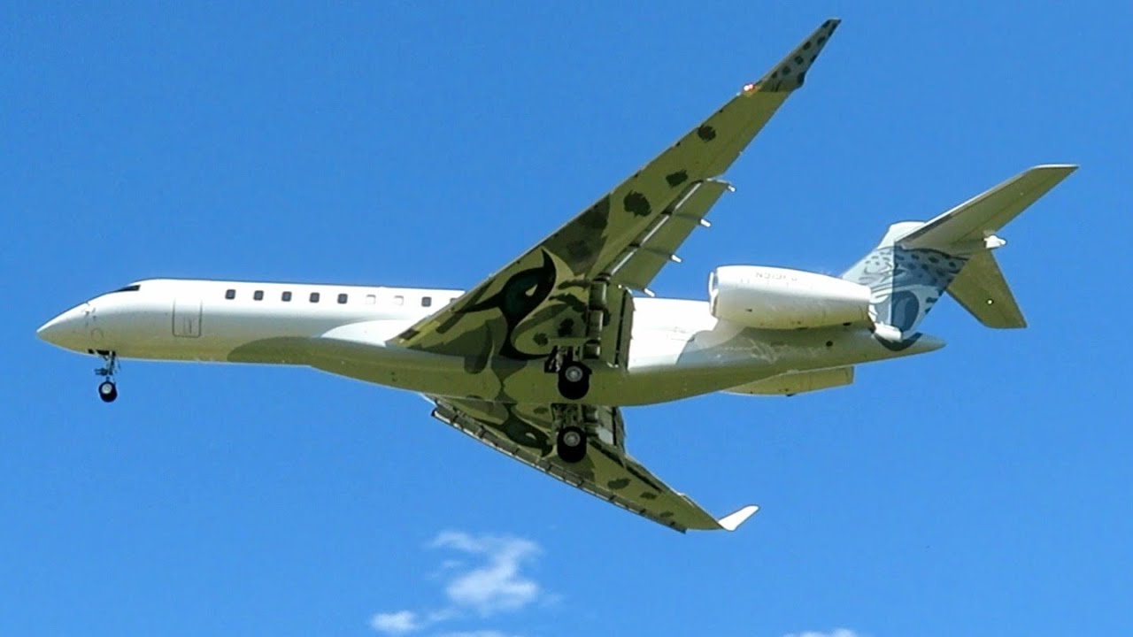 EYE OF THE JAGUAR! Jacksonville Jaguars NFL Team Bombardier Global 7500 ...