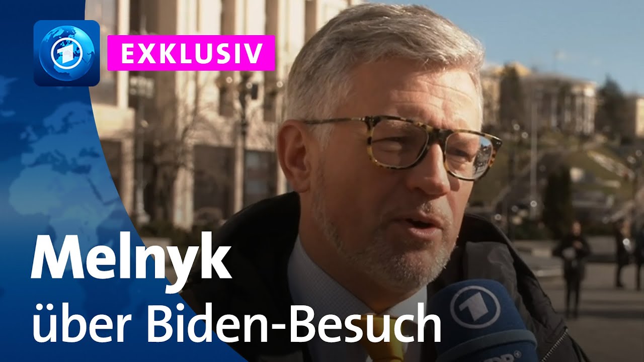 Melnyk begrüßt Bidens Besuch in der Ukraine — und hofft auf Kampfjets ...