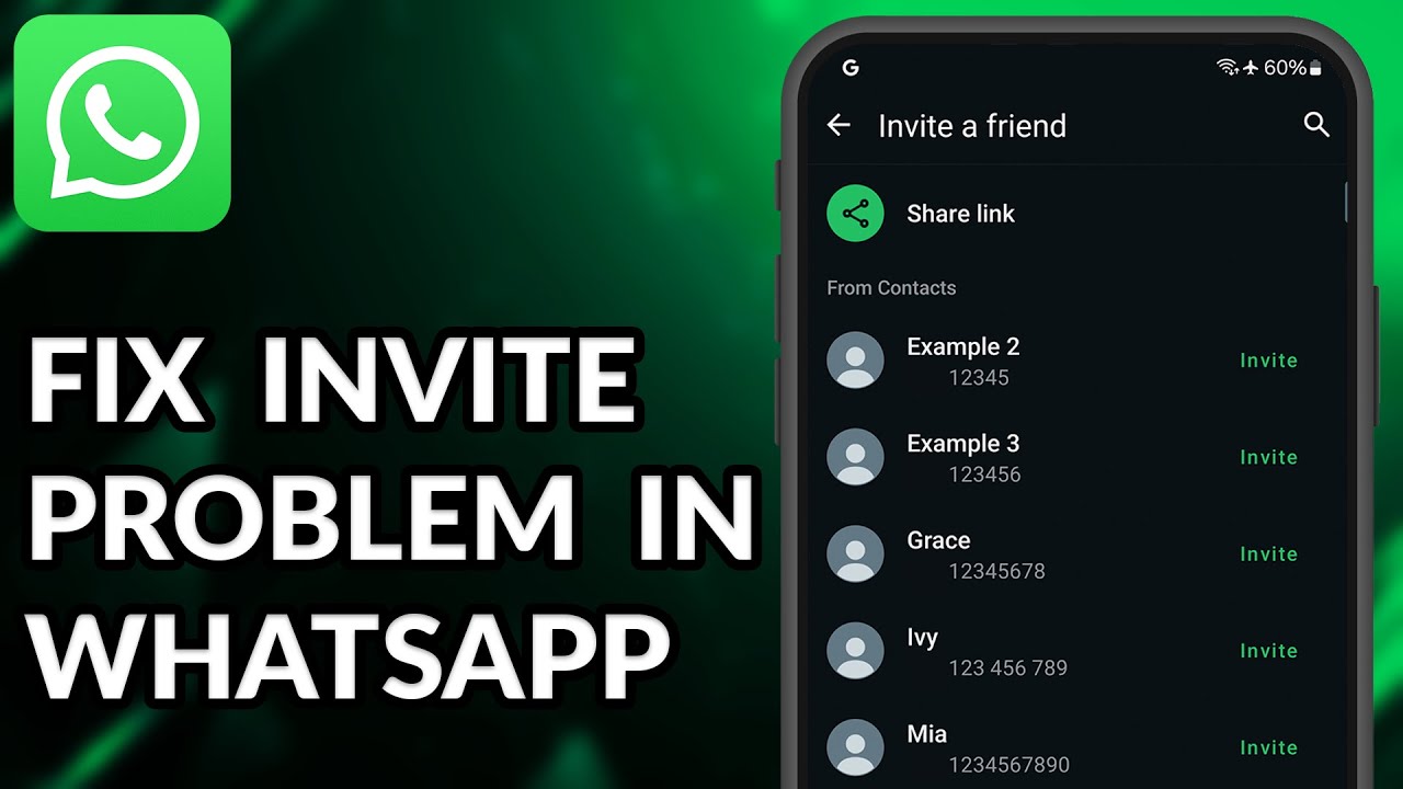 How To Fix Invite Problem In WhatsApp - YouTube
