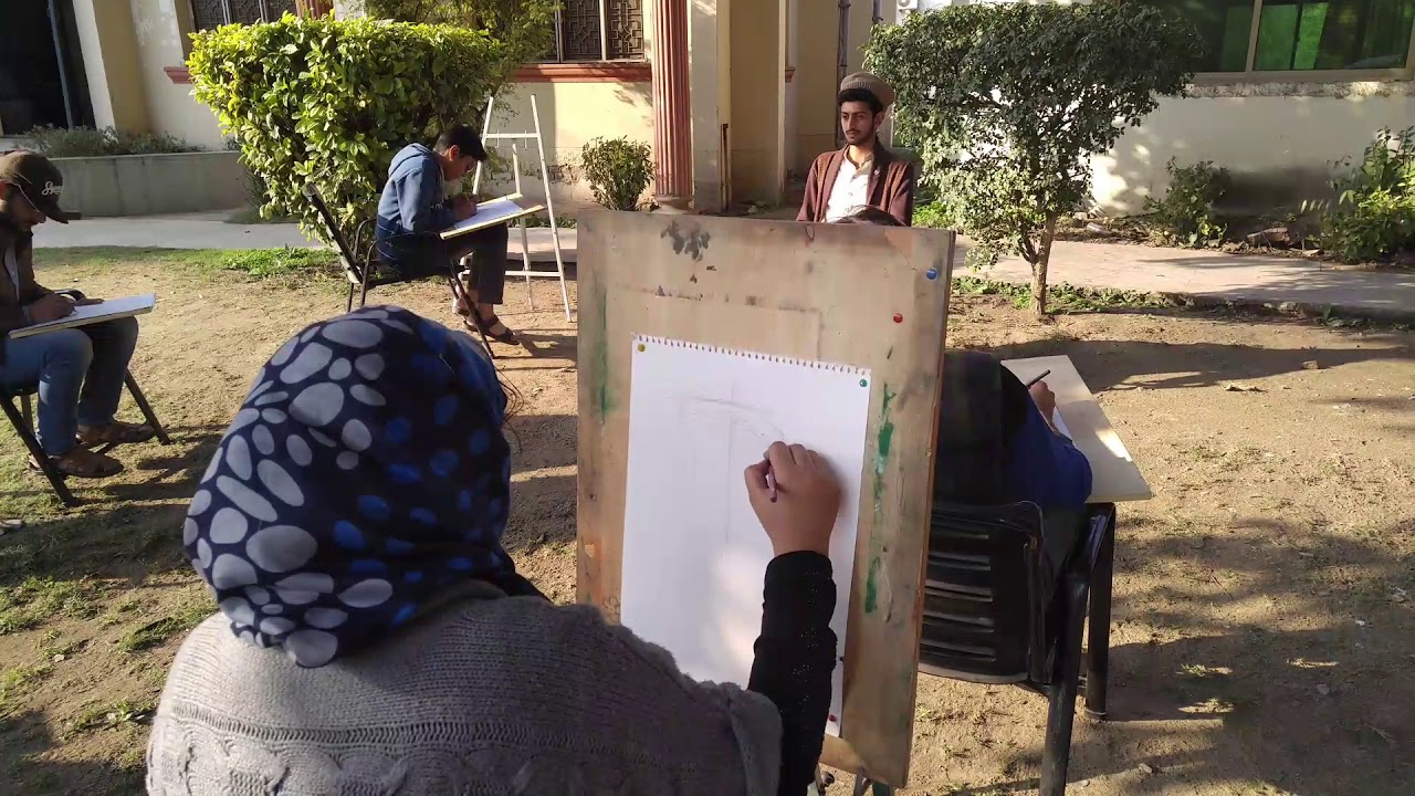 Live Sketching Art Class, URDU - YouTube