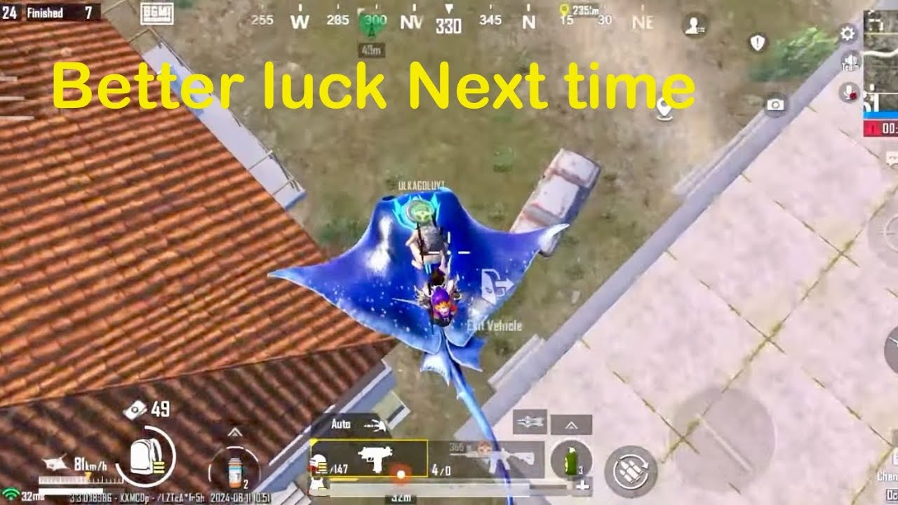 Chicken dinner 😢 Better luck next time #bgmi #bgmilive #bgmishorts ...