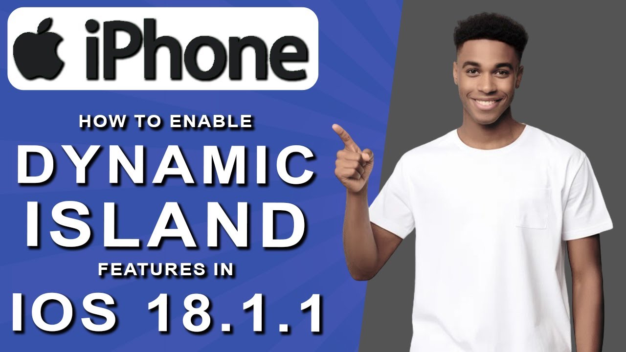 How to enable dynamic island features in ios 18.1.1 (2024) - YouTube