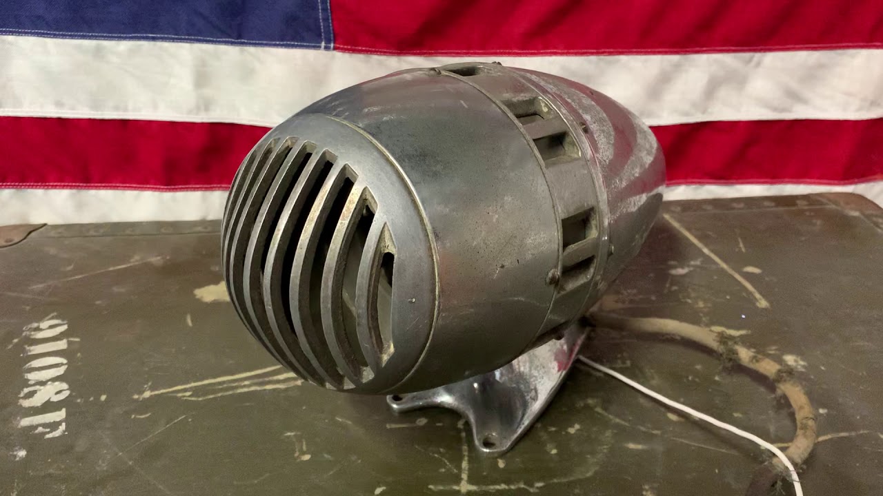 SOLD Vintage Siren For Sale On eBay SOLD - YouTube
