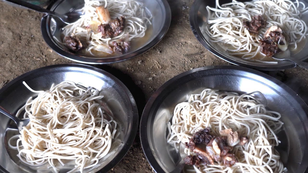 village buff soup noodles - YouTube