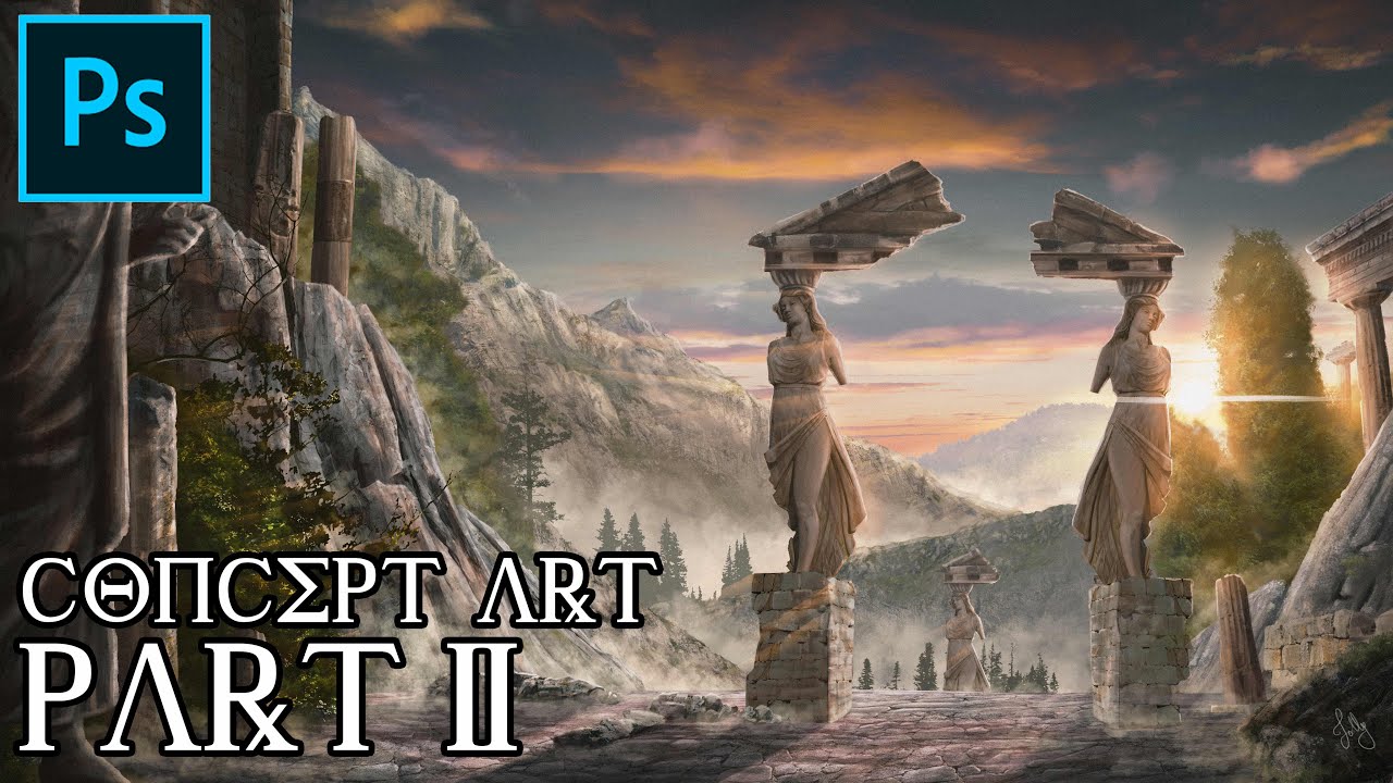 CONCEPT ART: Landscape Painting | Thumbnail Sketching (Part 2) - YouTube