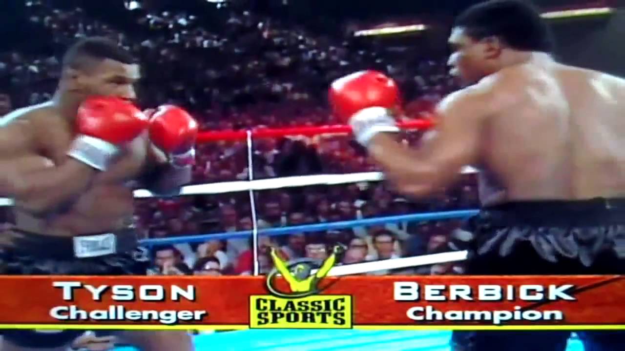 HD Iron Mike Tyson Title Fight Vs Trevor Berbick Heavyweight Boxing ...