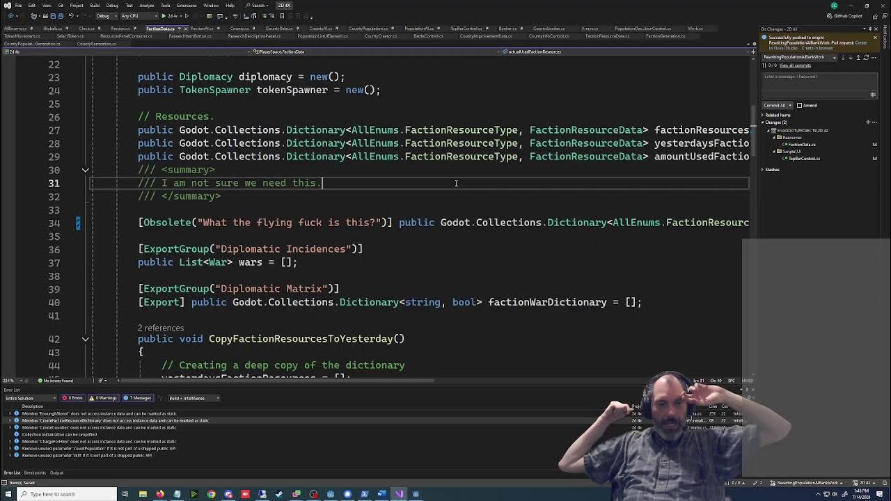 2D 4X – Godot .Net C# - Let’s fill the console with logs! - YouTube
