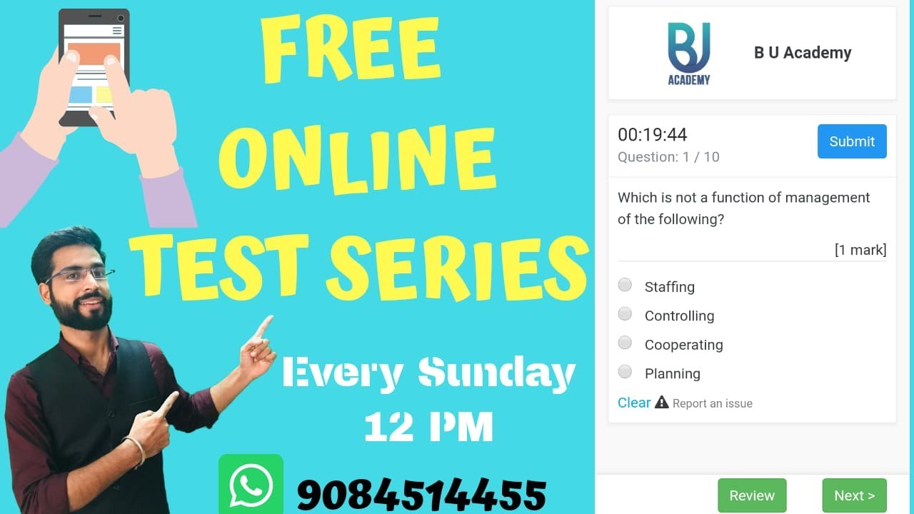 FREE ONLINE TEST SERIES | CBSE BOARD | CLASS-12TH | 20 MARKS MCQ'S ...