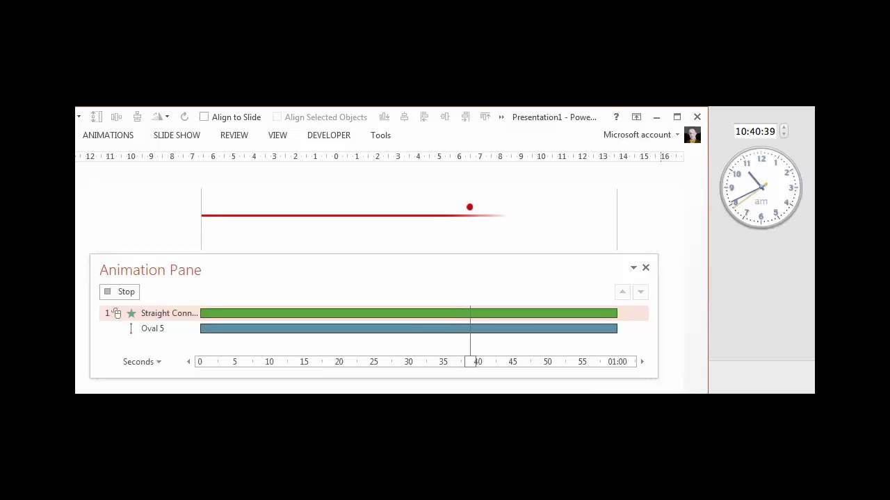 PowerPoint animation discrepancy observation - YouTube