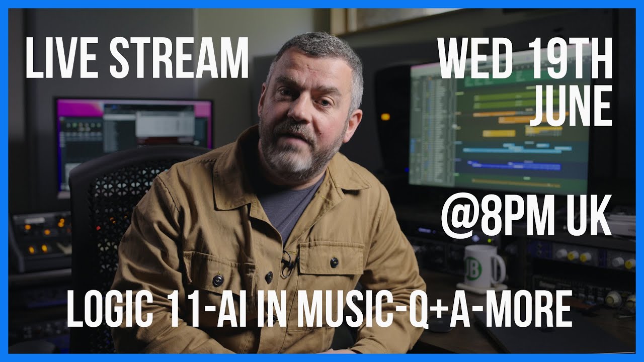 Live Stream - Logic 11,AI in Music, Announcements and Q&A - YouTube