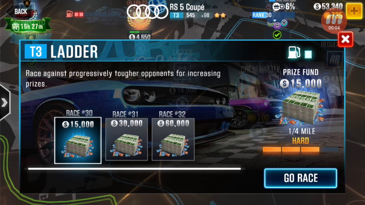 CSR Racing 2 - Tier 3 Ladder Race #30 - YouTube