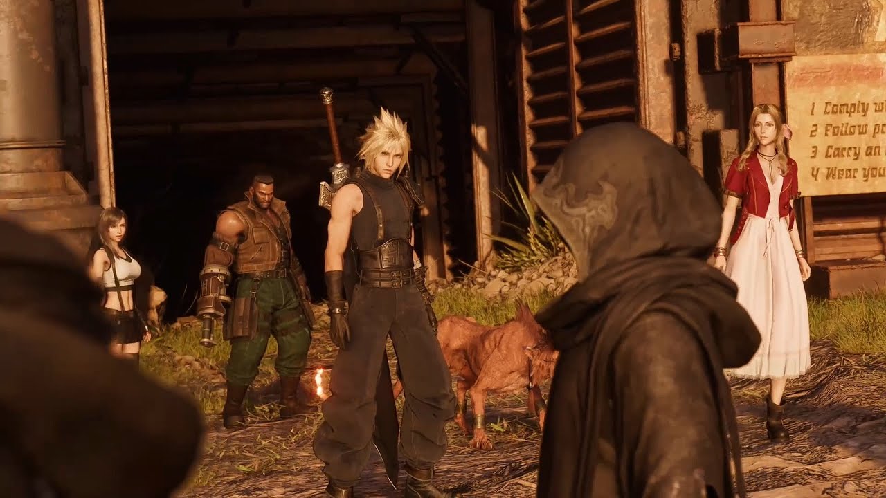 PS5 Final Fantasy VII Rebirth Walkthrough Part 4 - Escape Mithril Mine ...