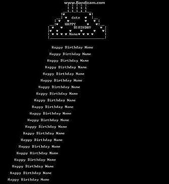 Birthday wish program c++ coding || Hacker X - YouTube