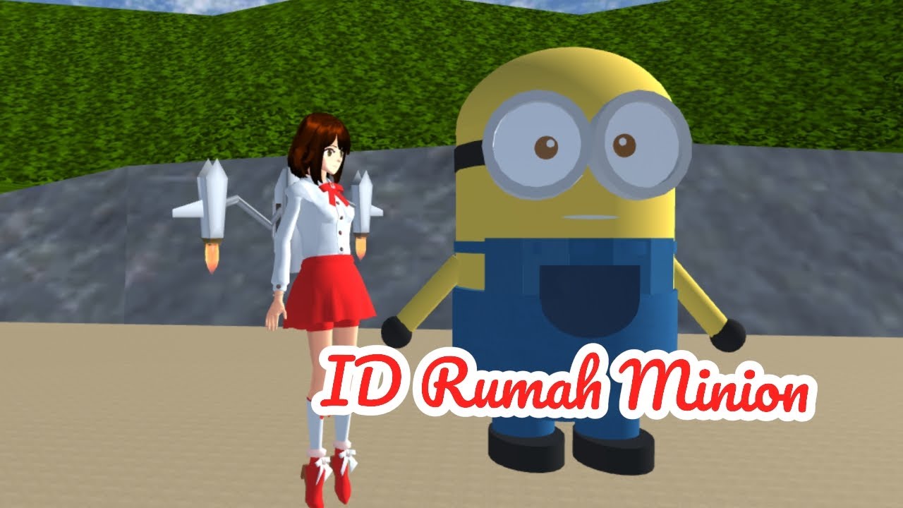 ID Rumah Kartun Minions| Sakura School Simulator - YouTube
