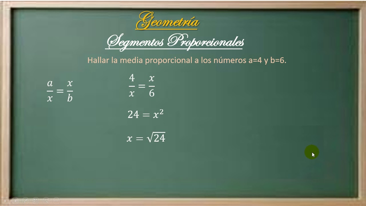 Media Proporcional - YouTube