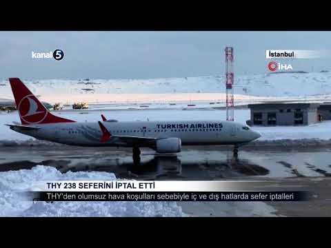 THY Hava Muhalefeti Nedeniyle 238 Seferini İptal Etti
